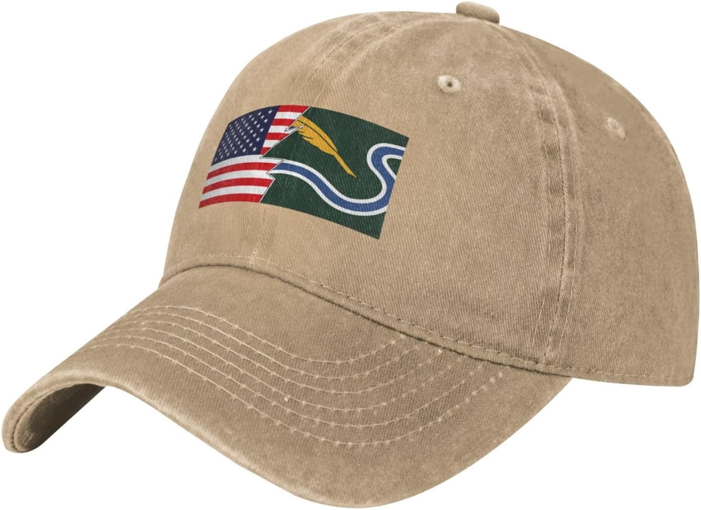 Flag of Northampton, Massachusetts and America Baseball Cap for Men ...