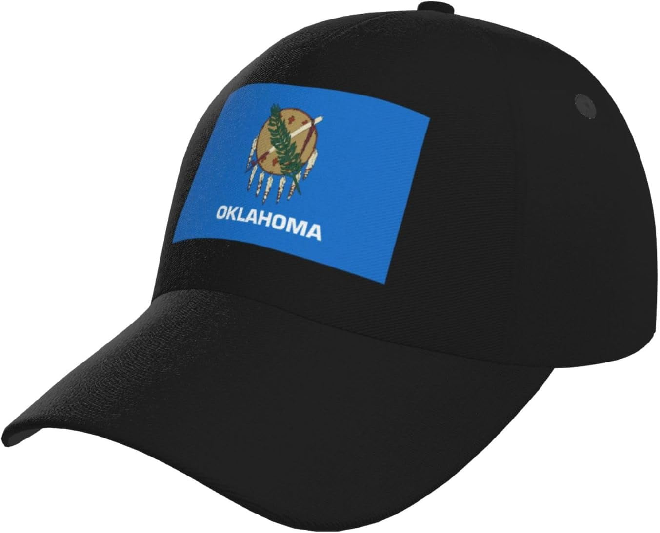 Flag of Oklahoma Baseball Cap Men Women - Adjustable Classic Plain Hat ...