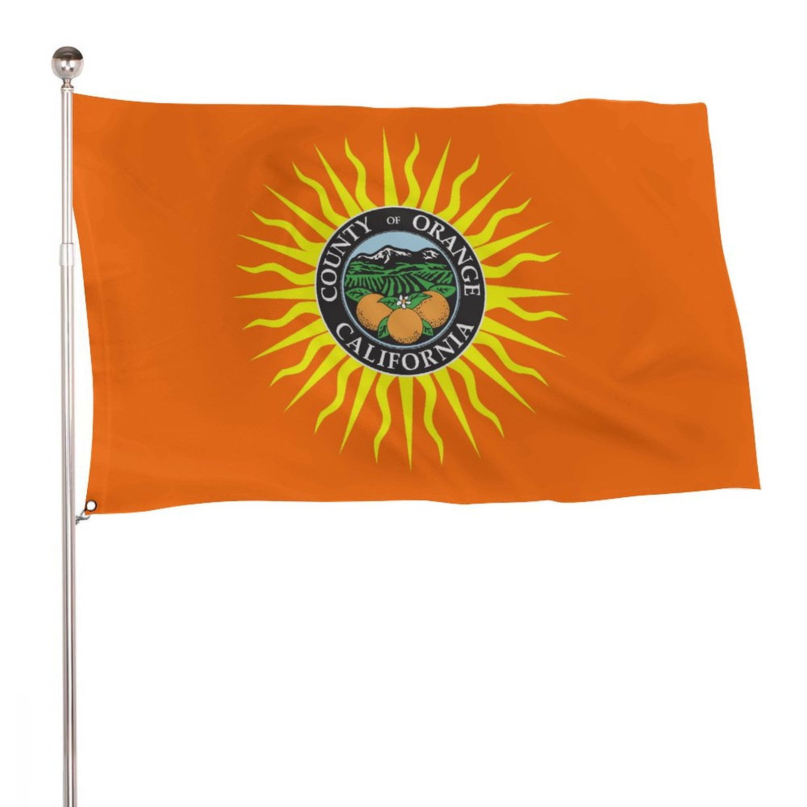 Flag of Orange County, California Flag, Heavy Duty Polyester Falgs ...