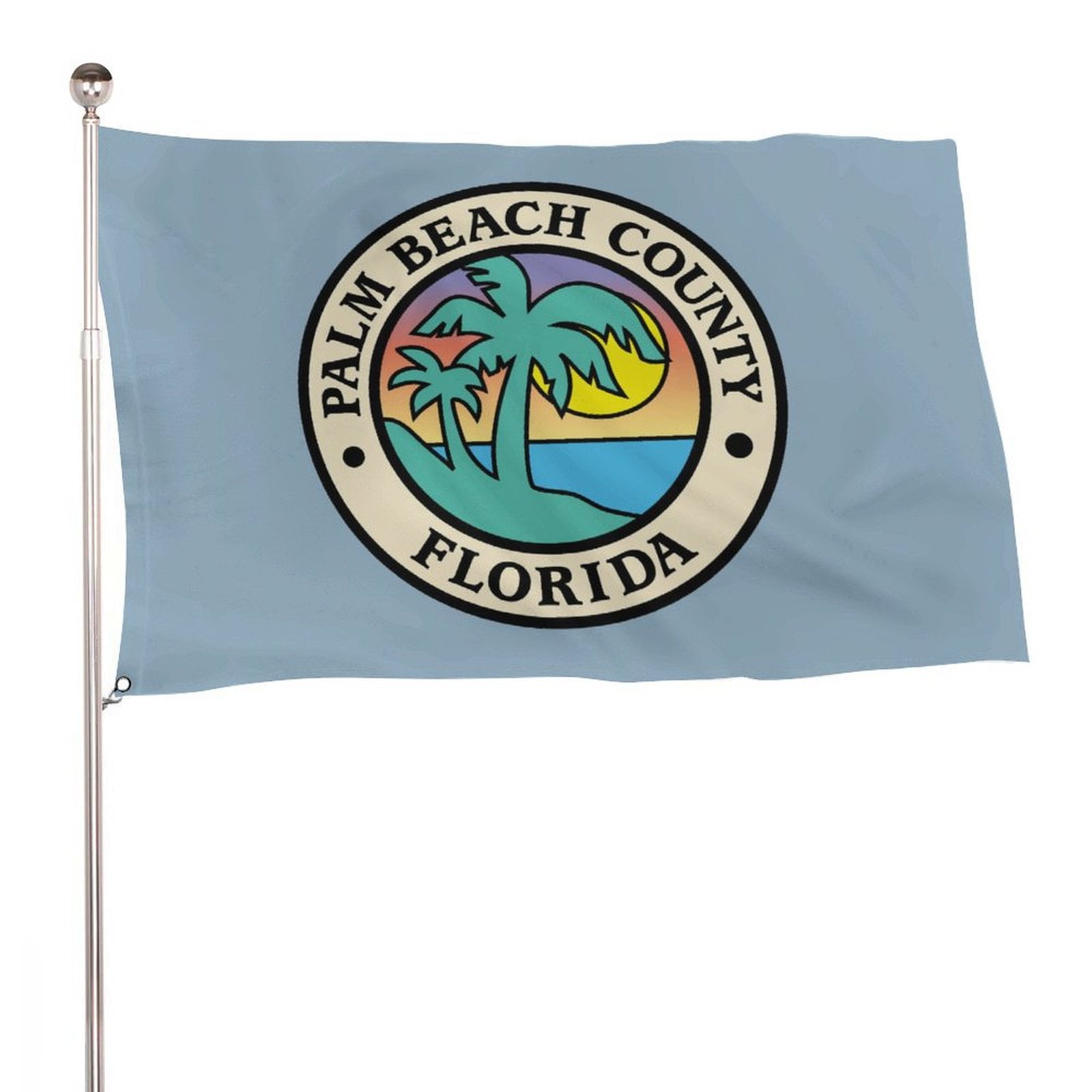 Flag of Palm Beach County, Florida Flag, Heavy Duty Polyester Falgs ...