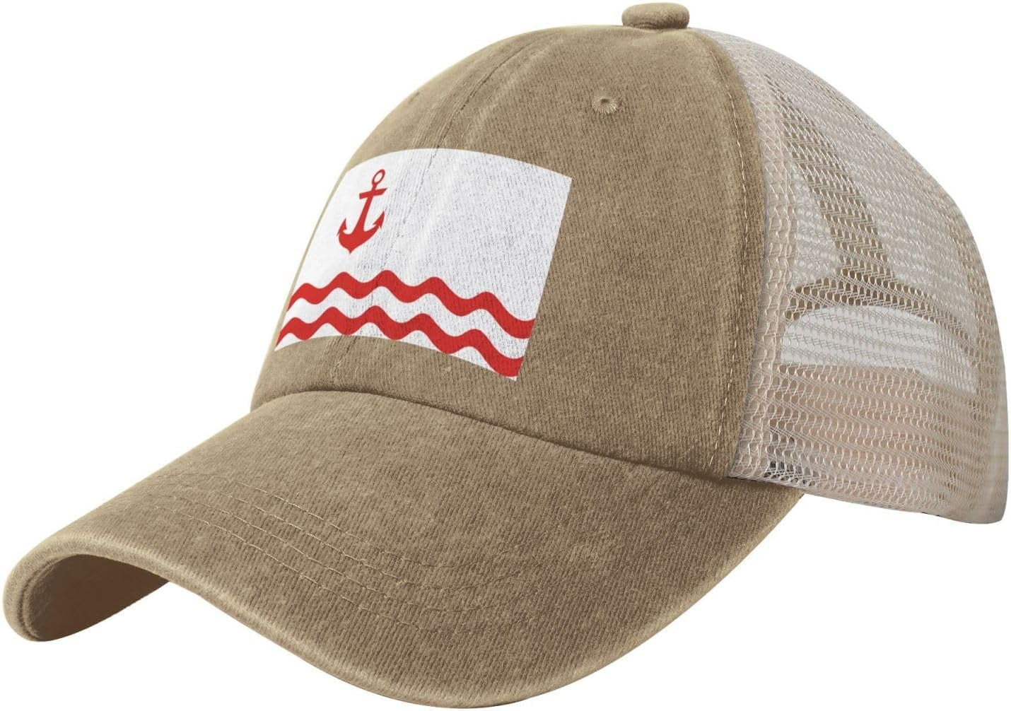 Flag of Port Clinton, Ohio Baseball Cap Women Men Mesh Back Hats ...