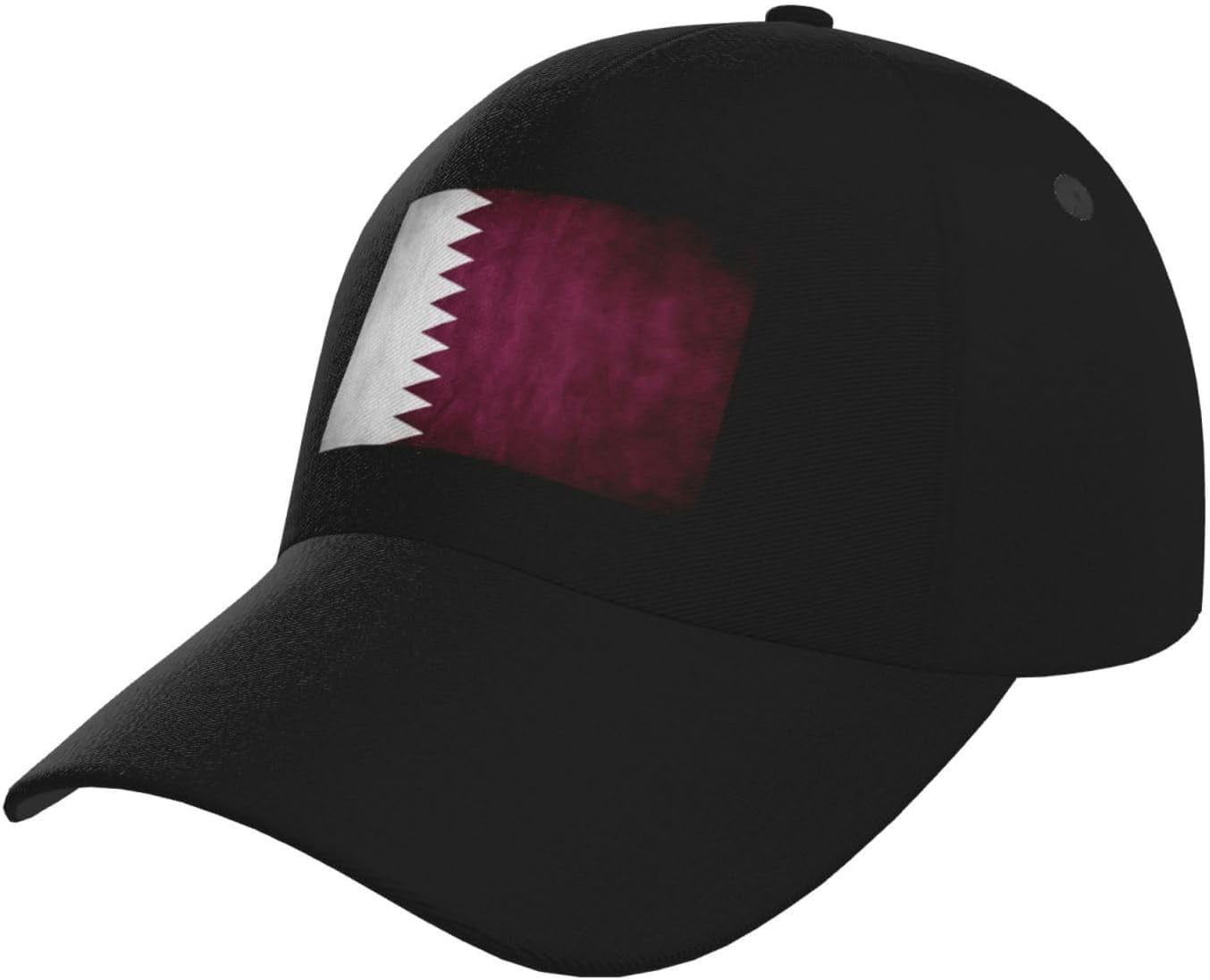 Flag of Qatar Baseball Cap Men Women - Adjustable Classic Plain Hat ...