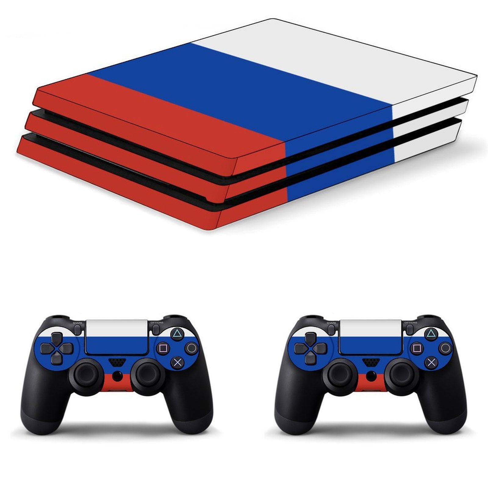 Flag of Russia PS4/PS4 Pro/PS4 Slim Skin Sticker For Console And ...
