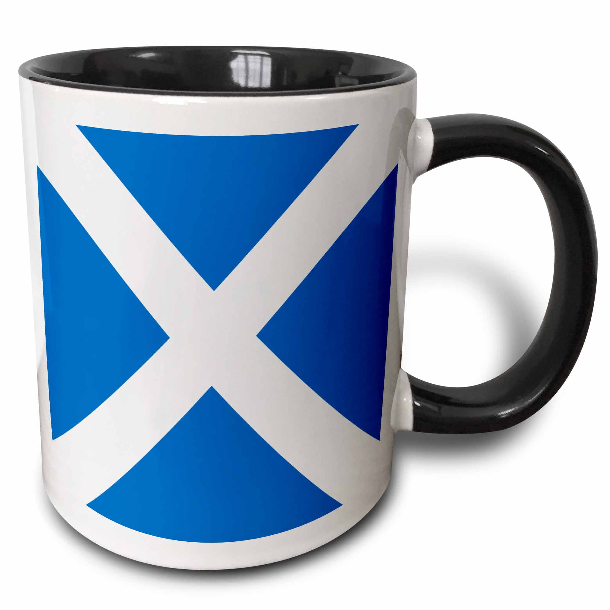 Flag of Scotland - Scottish blue with white Saint Andrews Cross Saltire ...