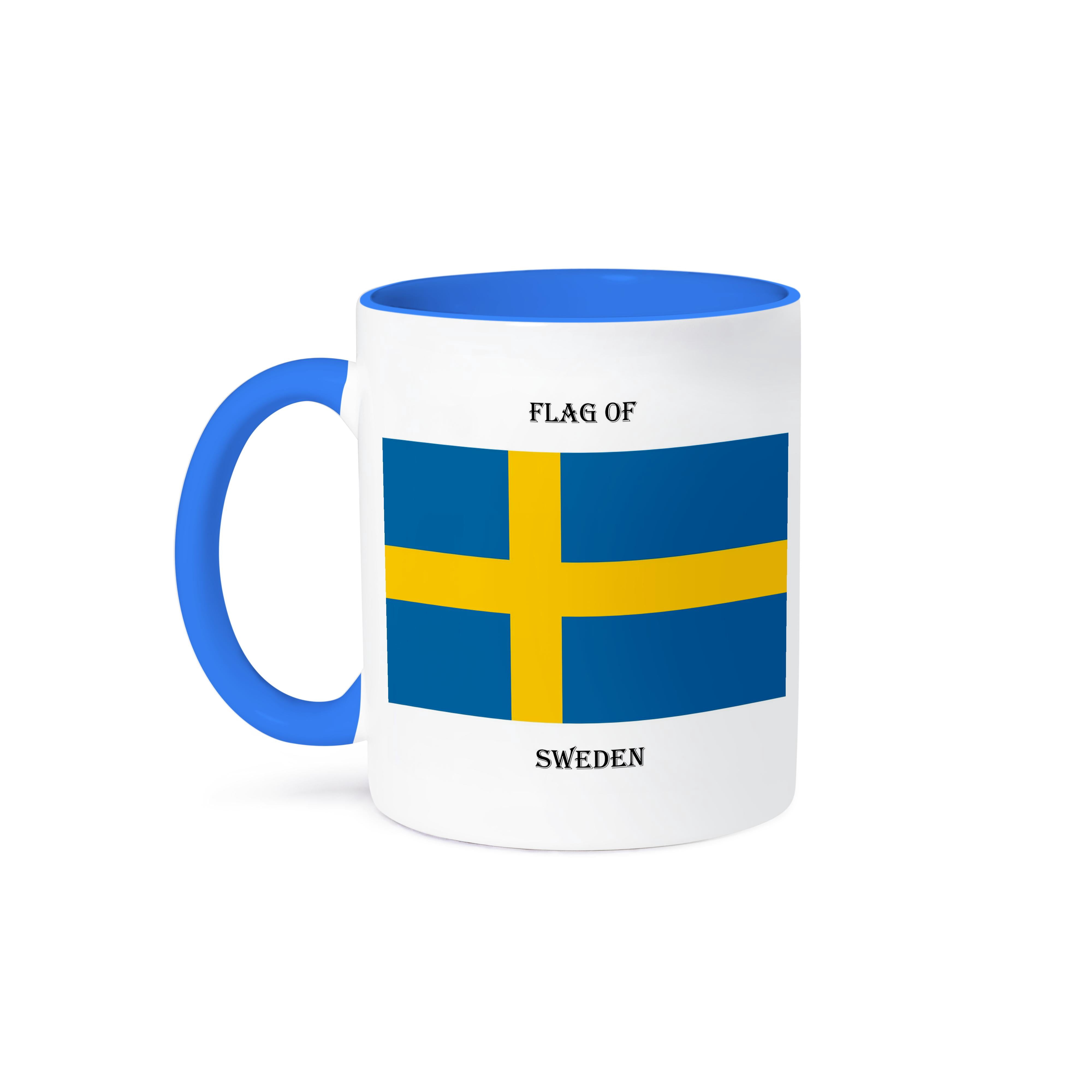 3dRose, Flag of Sweden, 15oz Two-Tone Blue Mug - Walmart.com