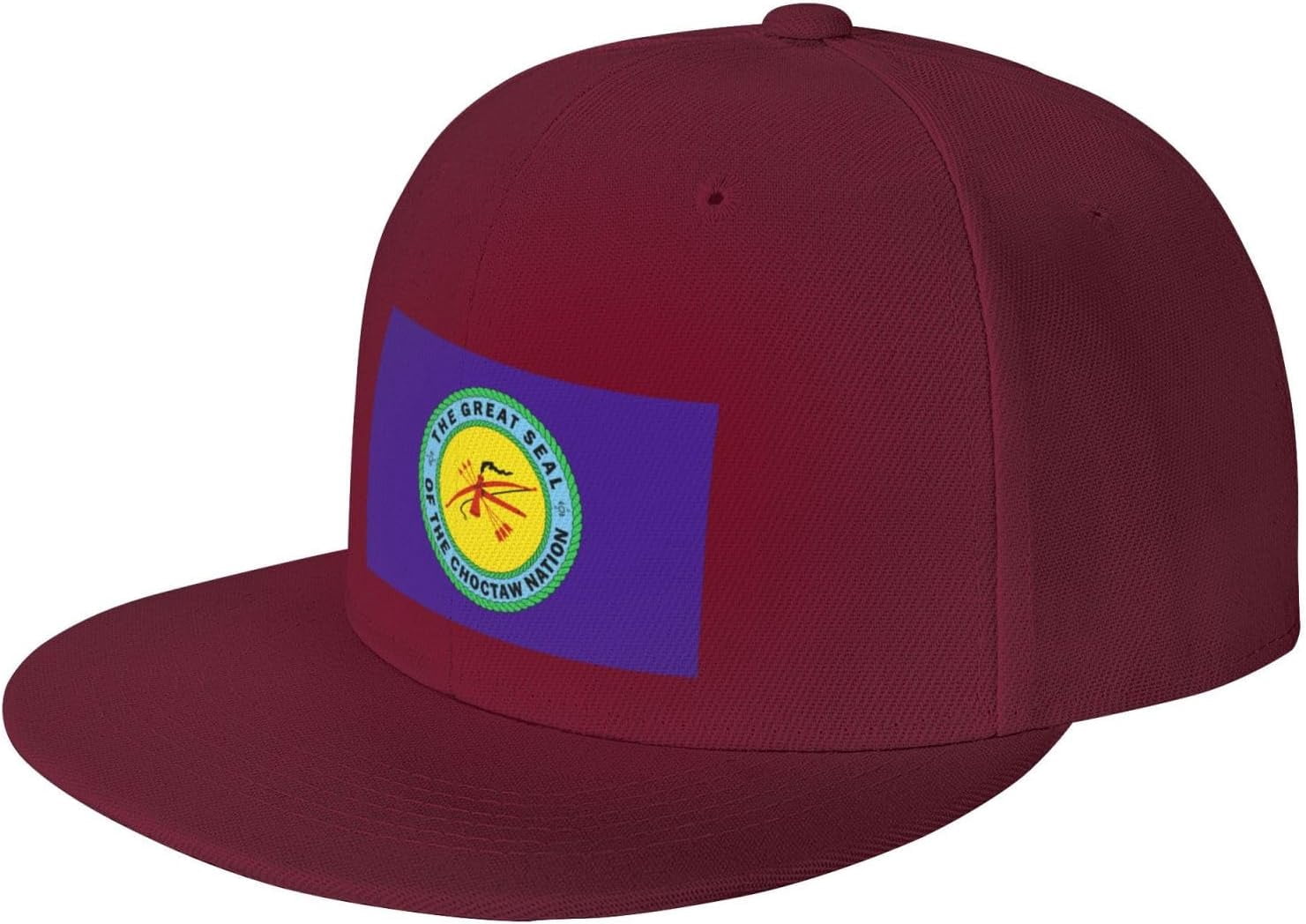 Flag of The Choctaw Nation Snapback Hat Baseball Cap for Men Women Hip ...