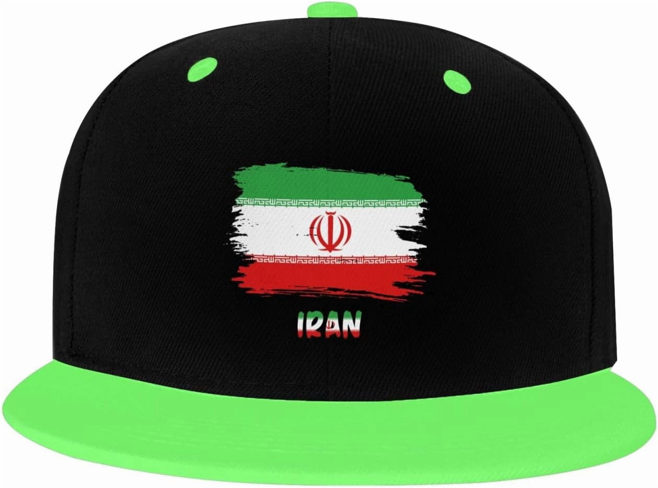 Flag of The Lebanese Lebanon Map Unisex Sandwich Brim Hat Adjustable ...