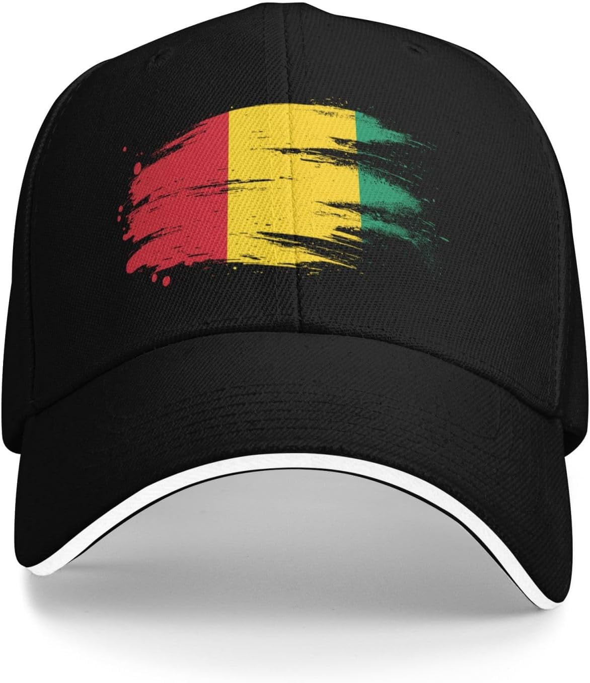 Flag of The Lebanese Lebanon Map Unisex Sandwich Brim Hat Adjustable ...