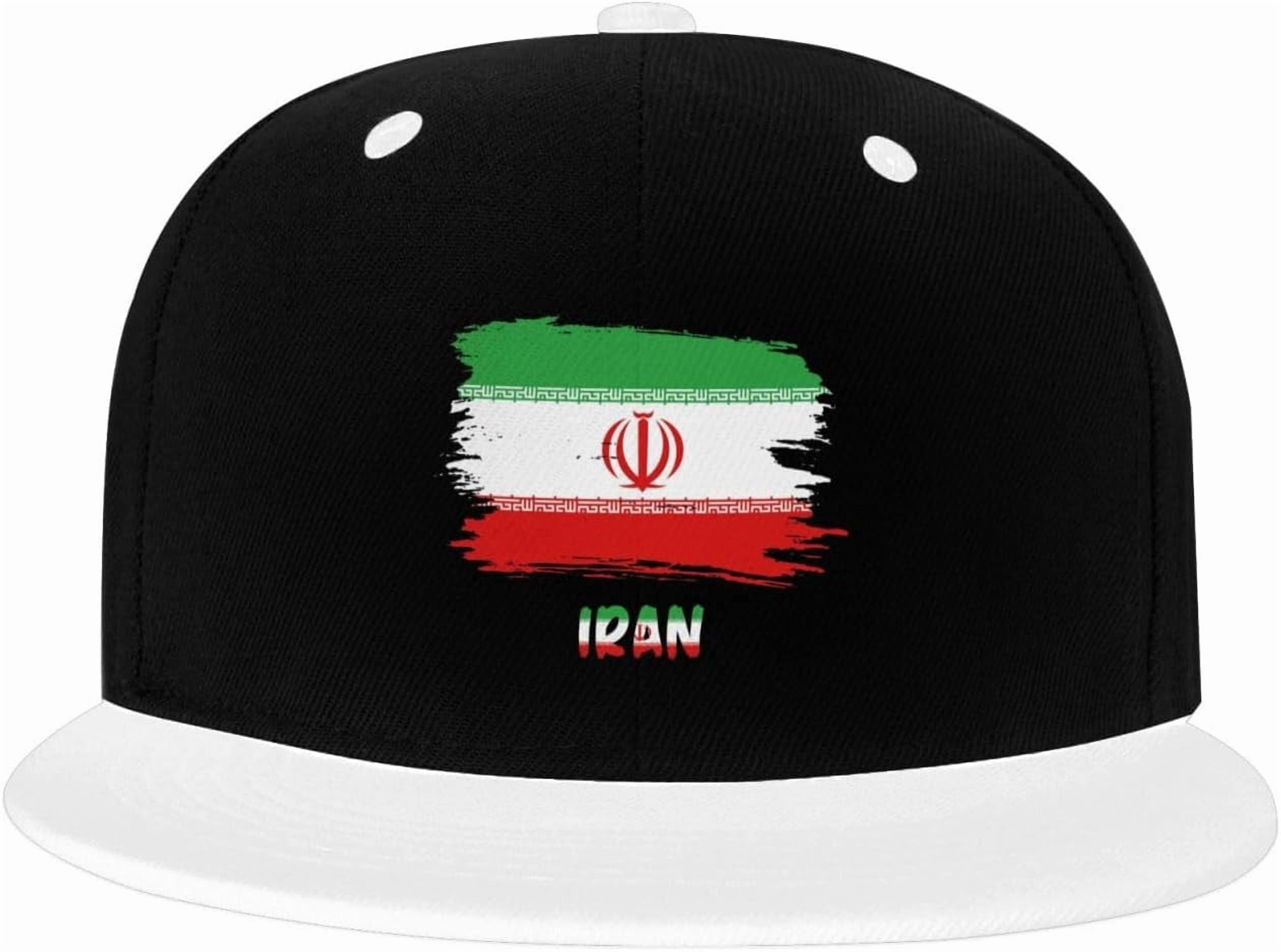 Flag of The Lebanese Lebanon Map Unisex Sandwich Brim Hat Adjustable ...
