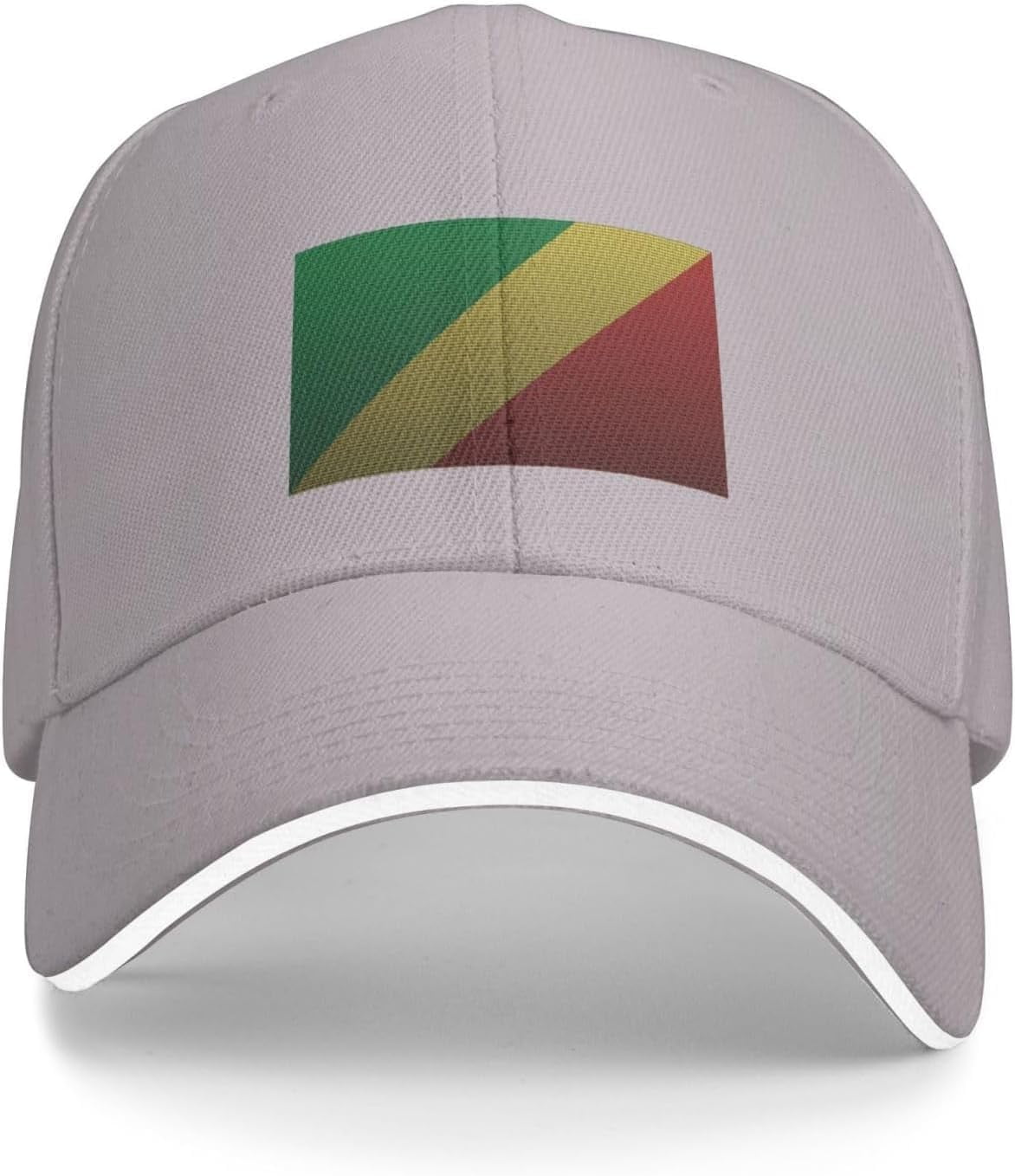 Flag of The Republic of The Congo Knitting Effect Baseball Cap Sandwich ...