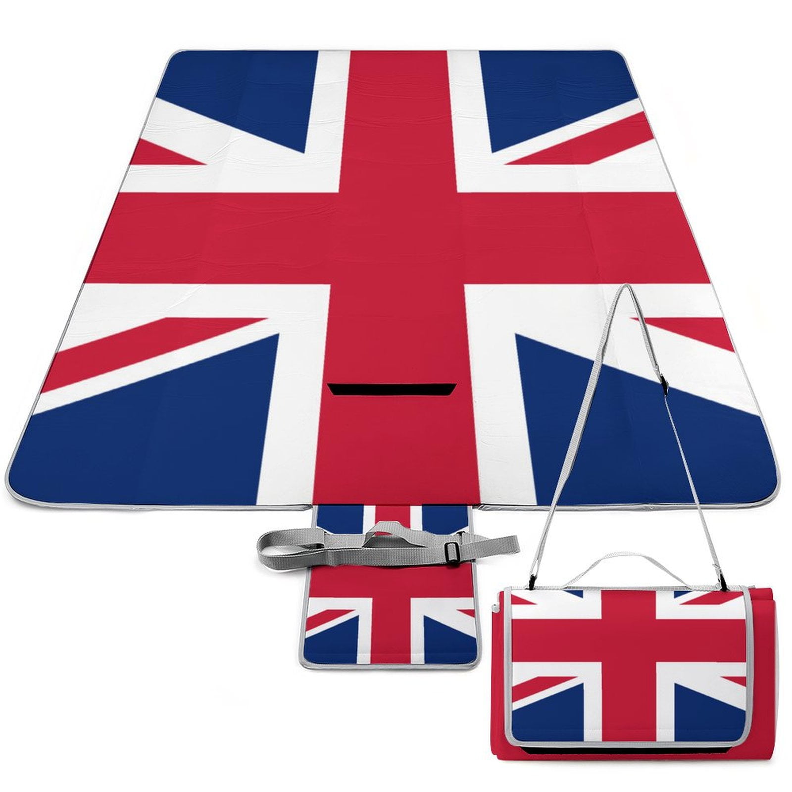 Flag of The United Kingdom Square Picnic Mat Waterproof Beach Mat ...