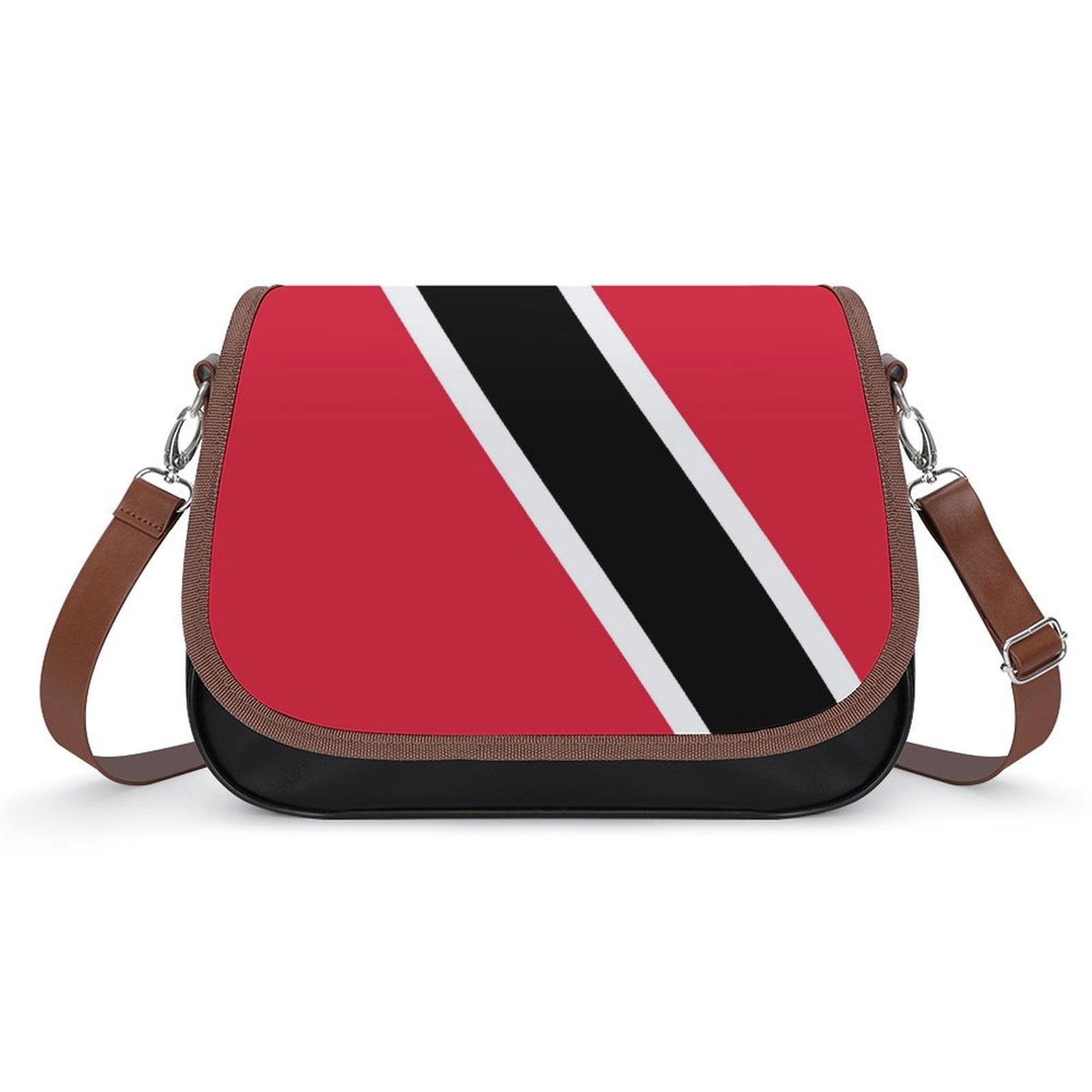 Flag of Trinidad Tobago Vintage Crossbody Bag for Women Medium Leather ...