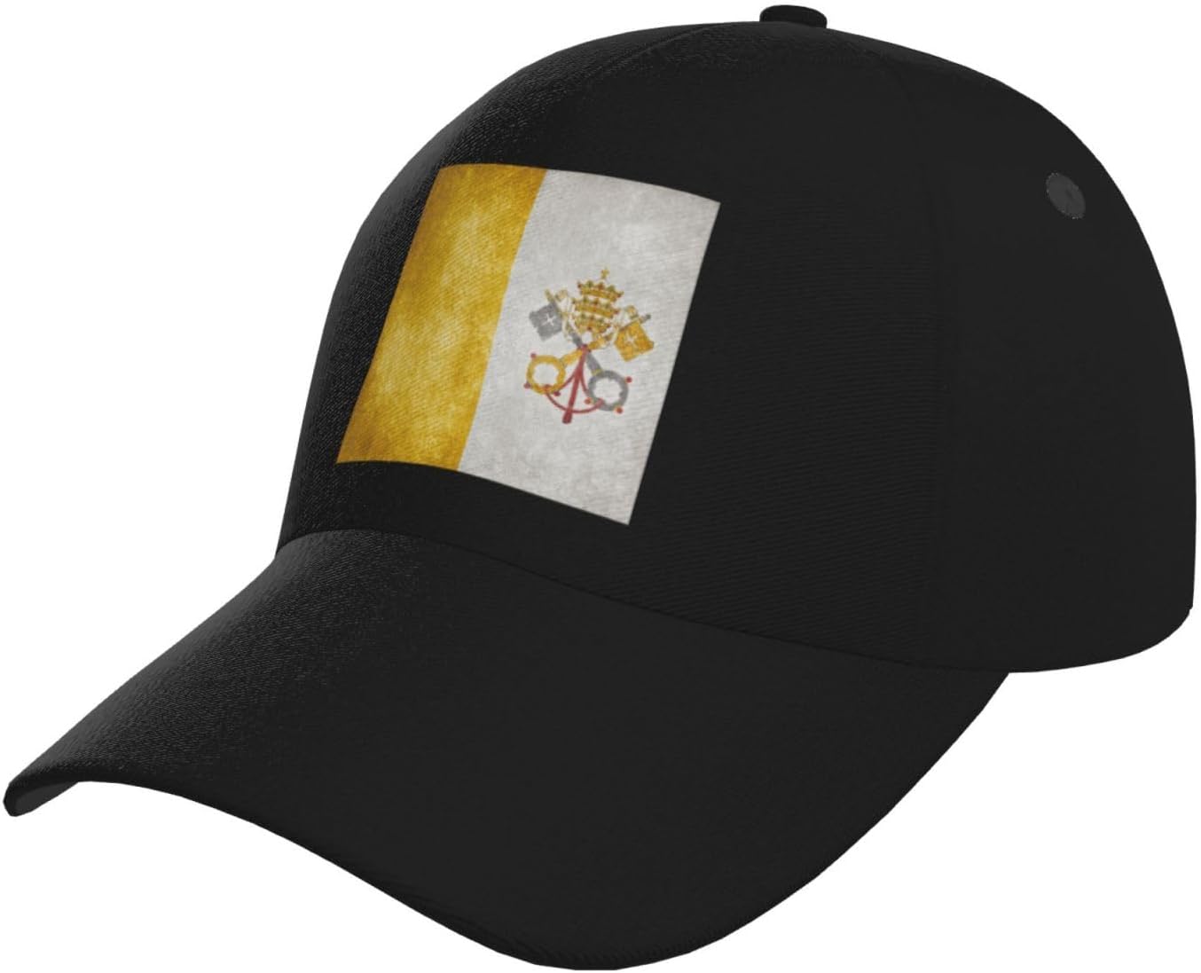 Flag of Vatican City Baseball Cap Men Women - Adjustable Classic Plain ...