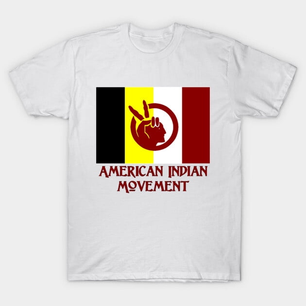 Flag of the American Indian Movement G8908 Unisex T-Shirt, Up to Size ...