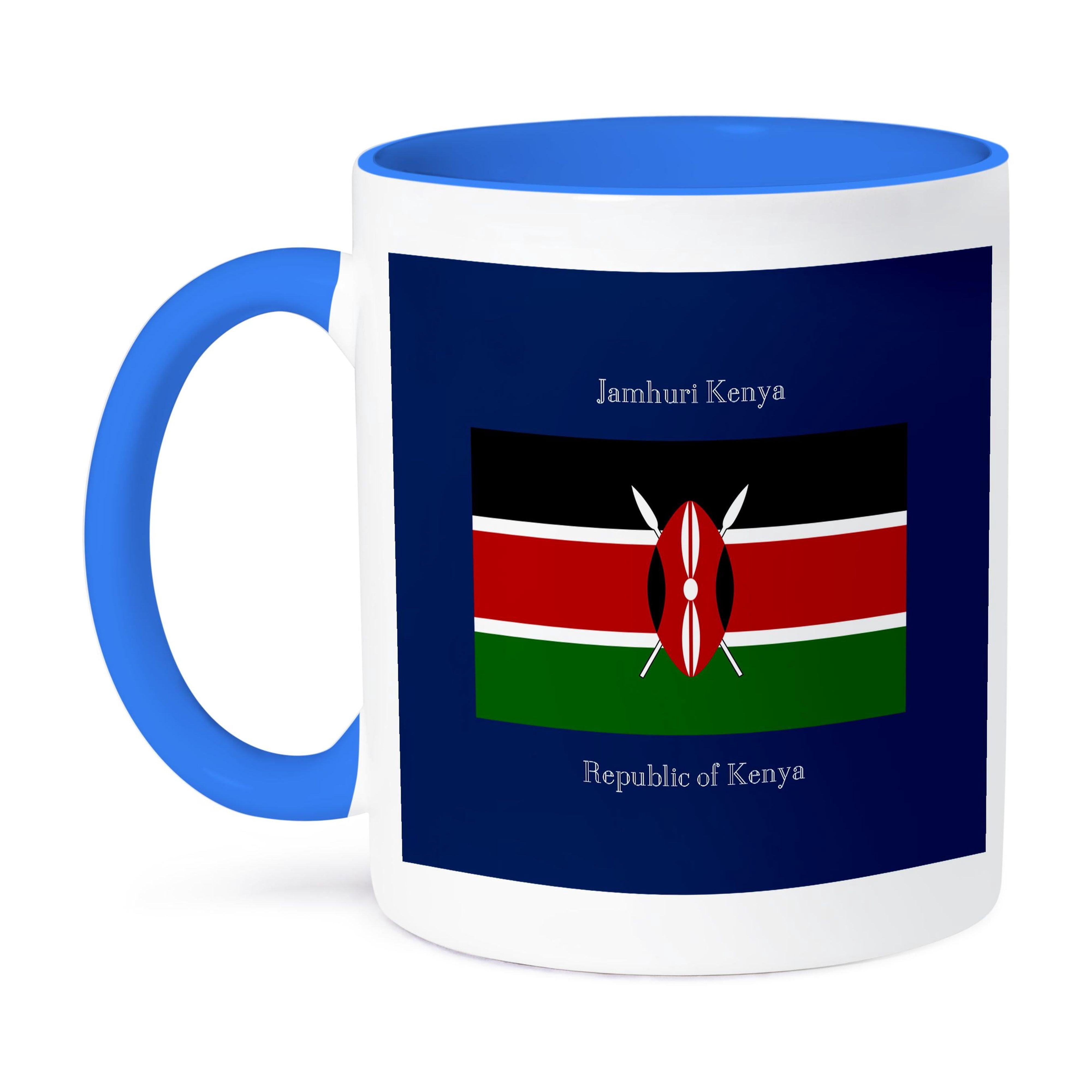 3dRose, Flag of the of Kenya with the Republic of Kenya printed in ...
