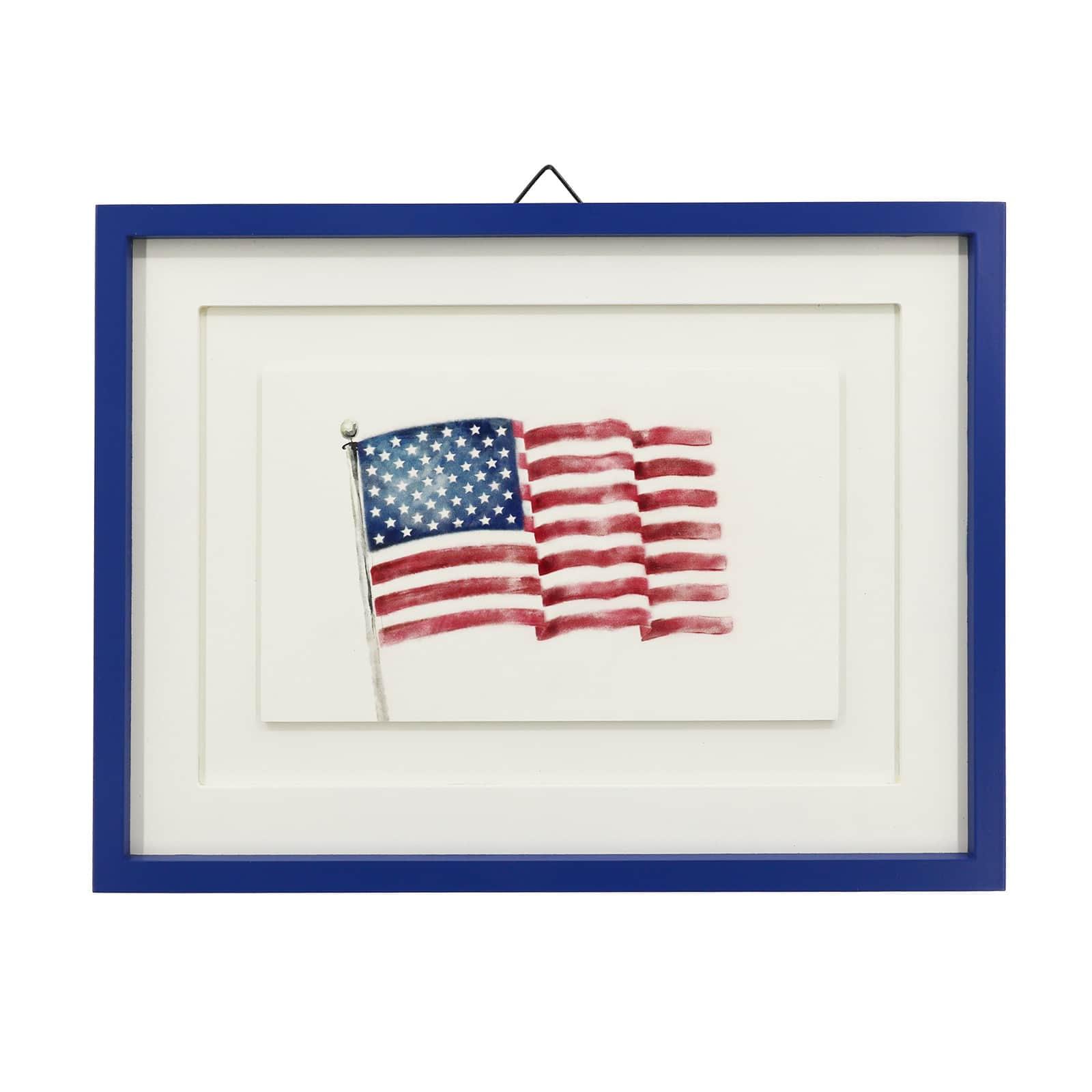 Flag with Blue Frame Wall Décor by Celebrate It™ - Walmart Business ...