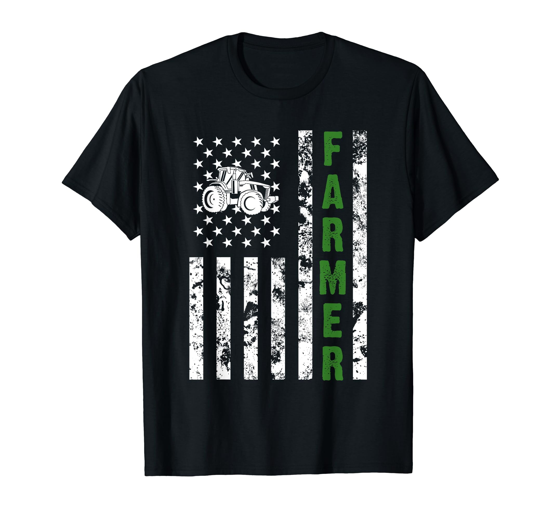 Flag with Tractor - Patriotic Farmer & Farming Gift T-Shirt - Walmart.com