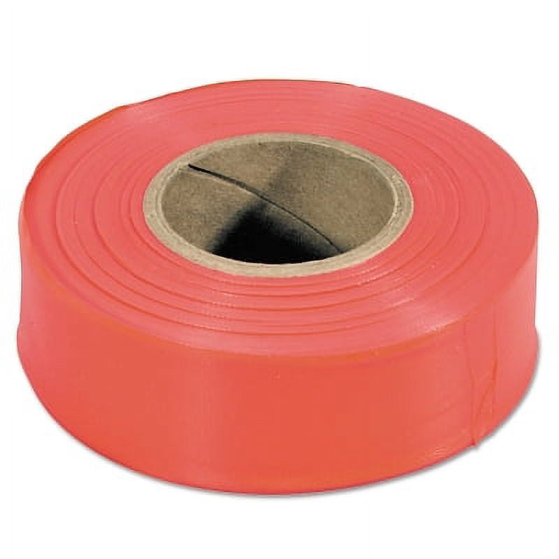 Flagging Tape, 1-3/16 in x 150 ft, Pink Glo | Bundle of 5 Rolls ...