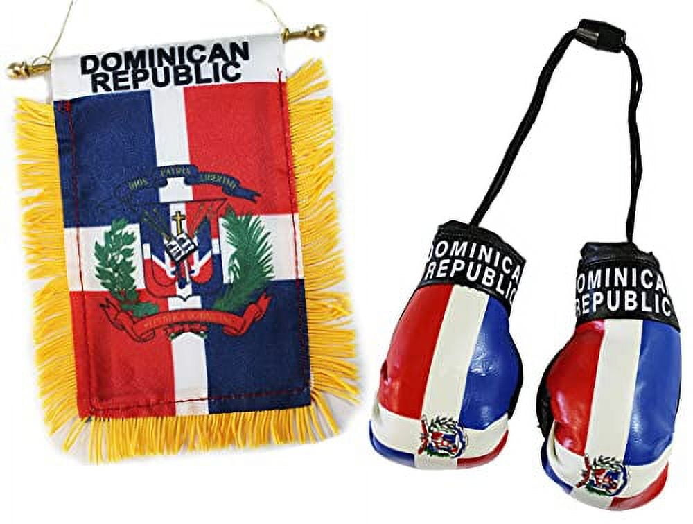 Flagline Dominican Republic - Boxing Glove and Window Hanger Combo ...