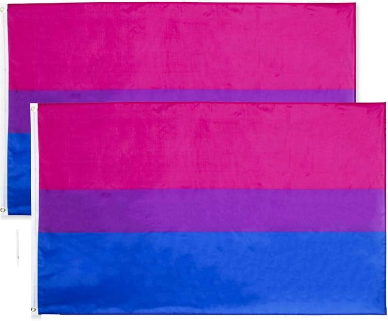 Flaglink Bisexual Pride Flag 3x5Fts - Bi Rainbow Banner - Walmart.com