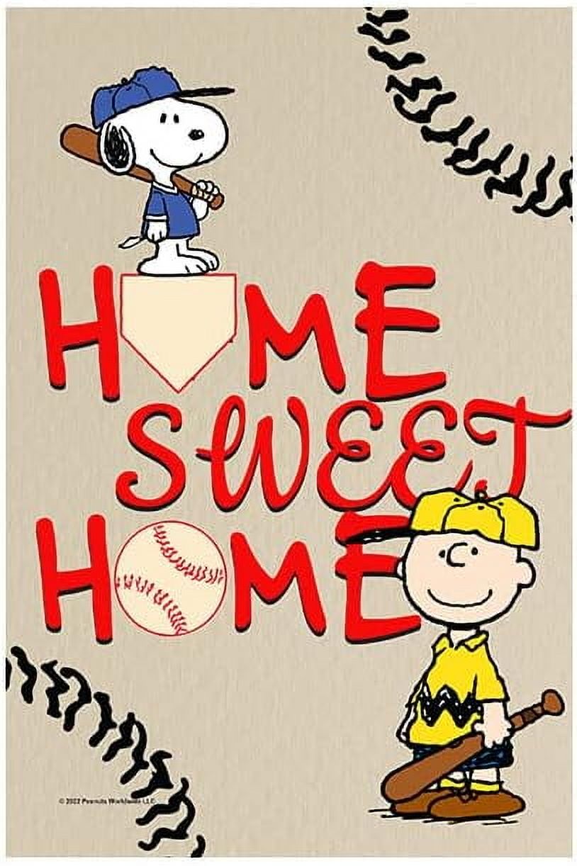 Flagology.com, PEANUTS®, PEANUTS® Home Sweet Home Snoopy – House Flag ...