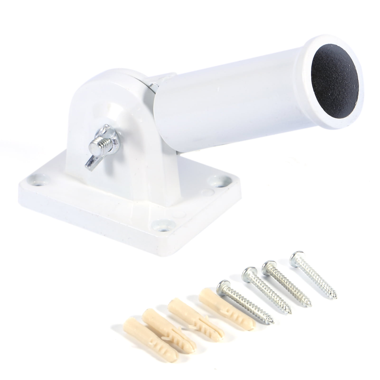 Flagpole Bracket Mounting Bracket Metal Wall Flag Base, Wall Heavy Duty ...
