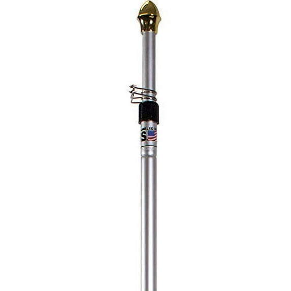Flagpole To Go, 21' Portable Aluminum Flagpole, Telescoping Sections ...