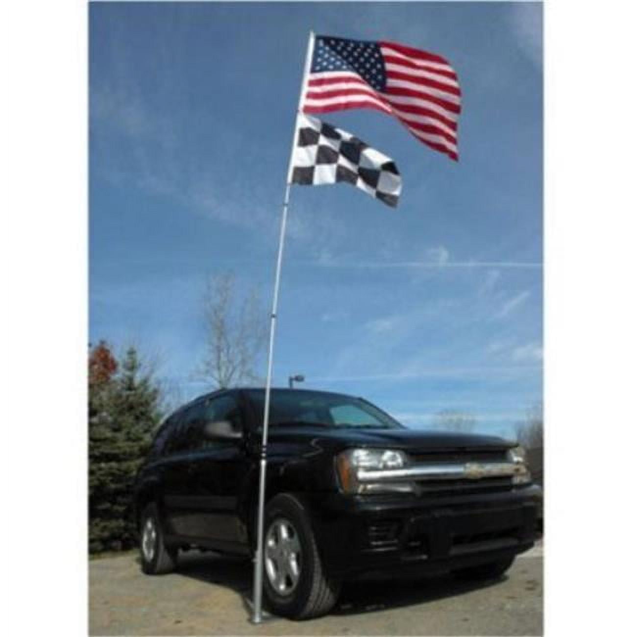 Flagpole-To-Go Ultimate Tailgate Package with 20' Telescoping Flagpole ...