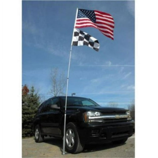 Flagpole-To-Go Ultimate Tailgate Package with 20' Telescoping Flagpole ...