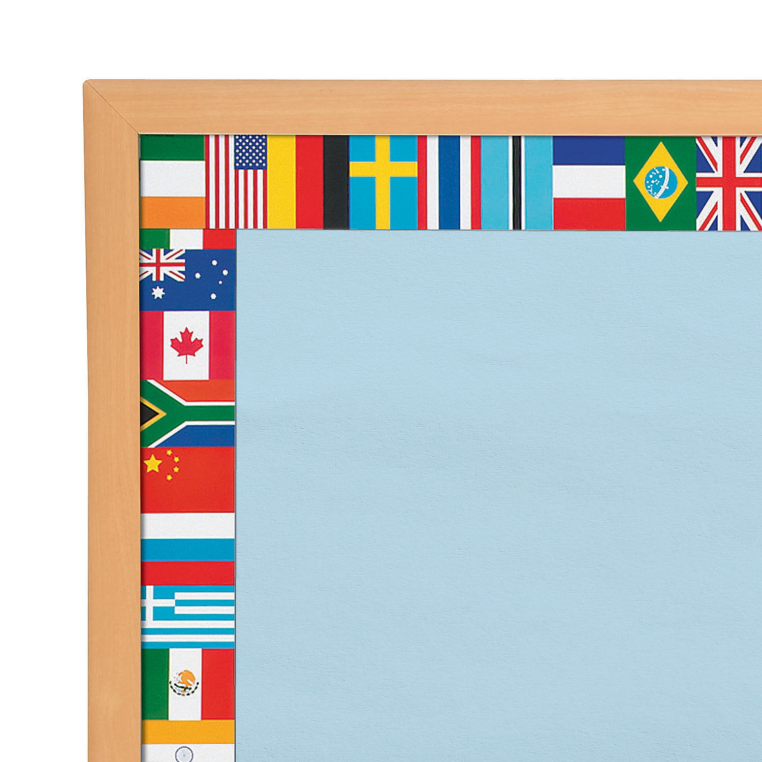 Fun Express Flags Bulletin Border, Educational, 12 Pieces, 39 ft Trim ...