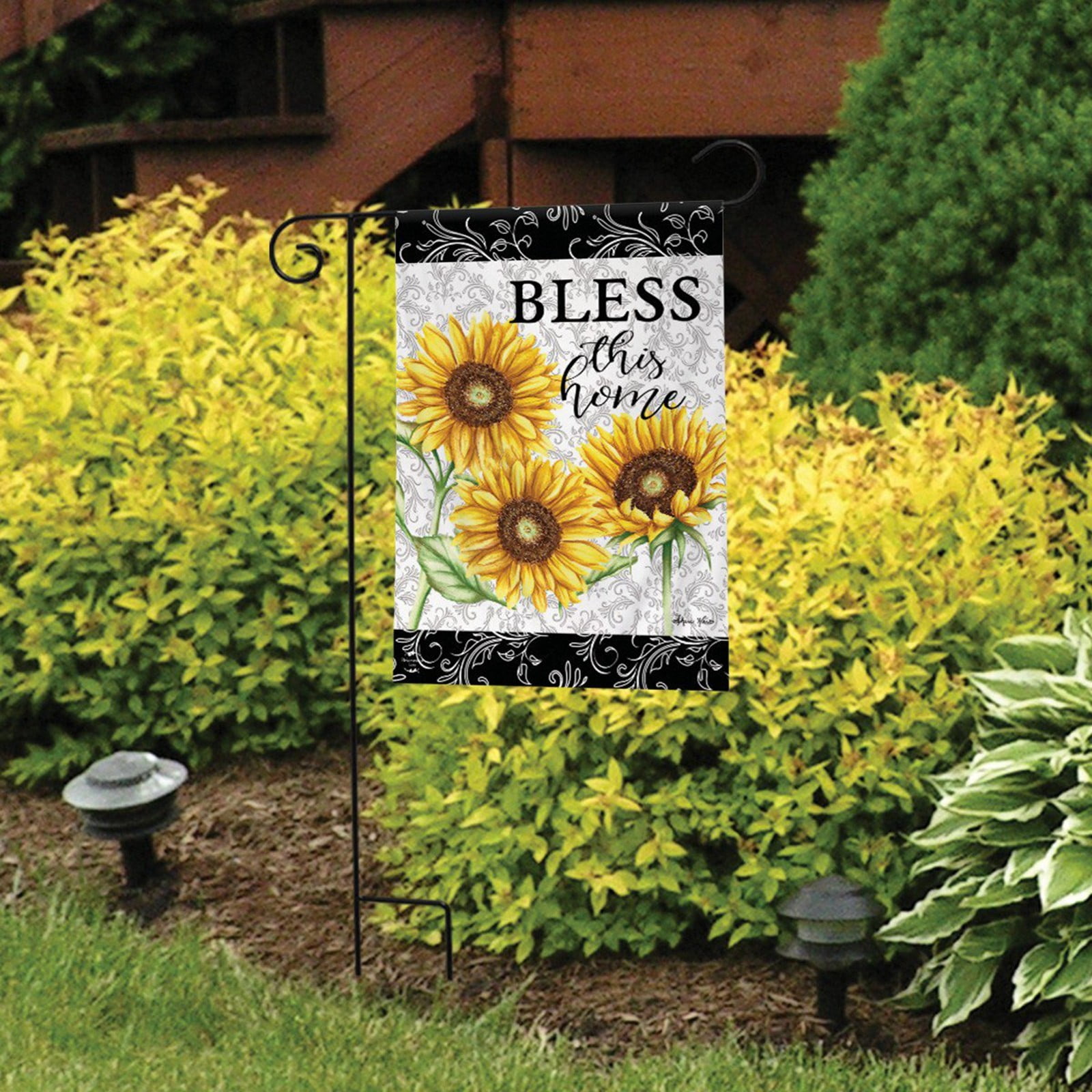 Flags Expansion Pack This Home Sunflowers Summer Garden Flag Floral 12. ...