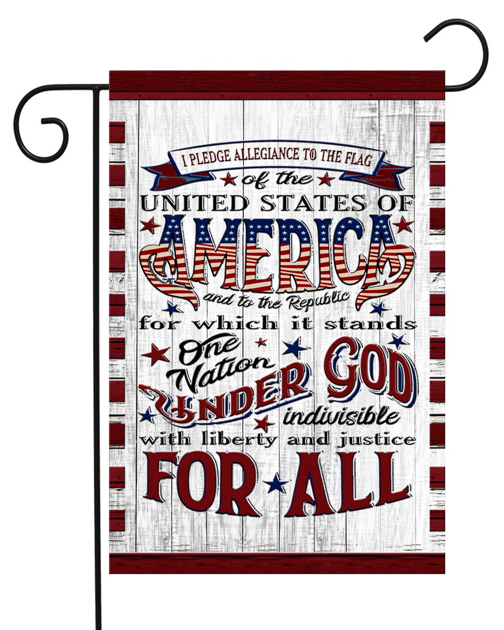 Flags Galore American Pledge Of Allegiance Garden Flag W - Walmart.com