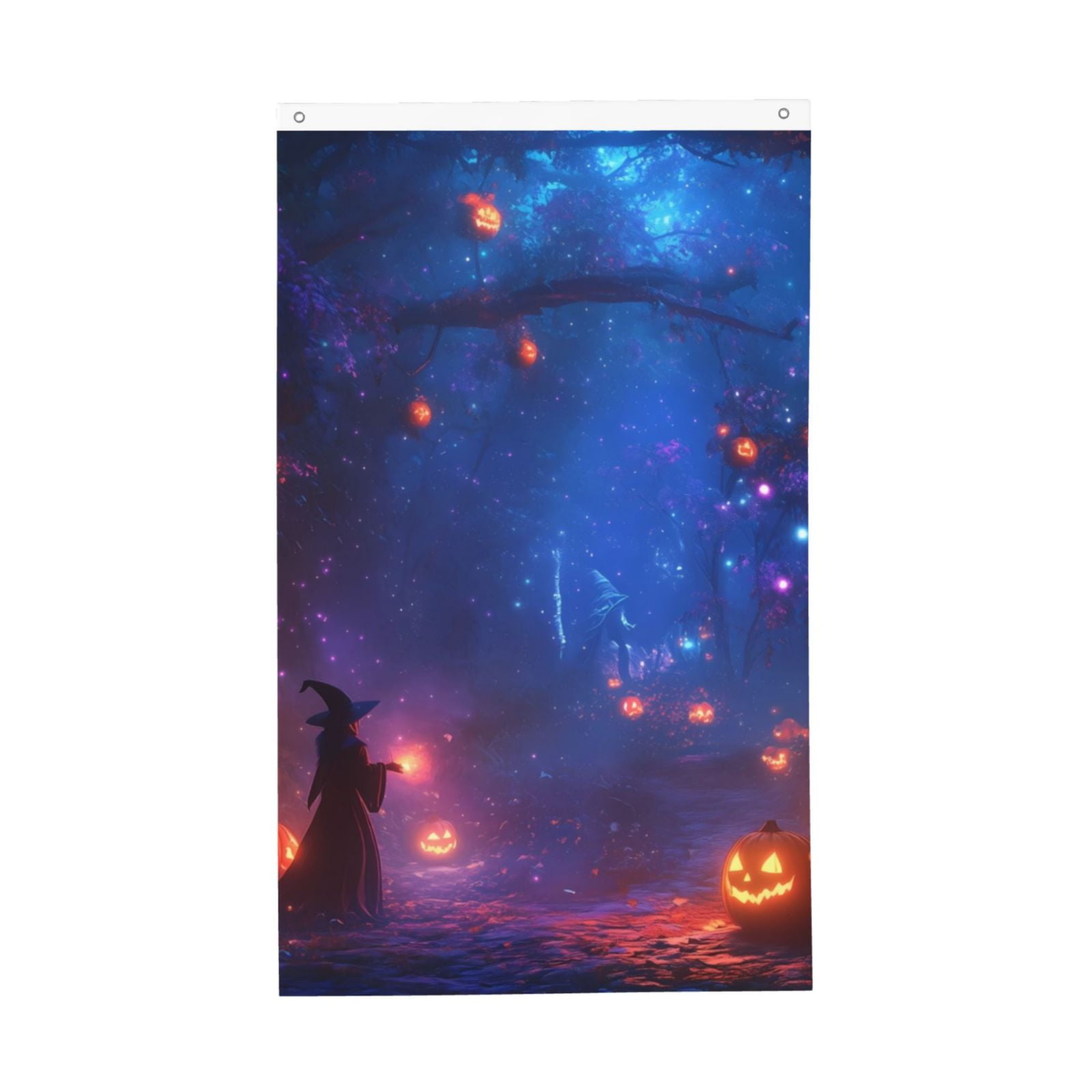 Flags - Halloween Colorful Forest Witch A 3x5 Ft Double Sided Yard ...