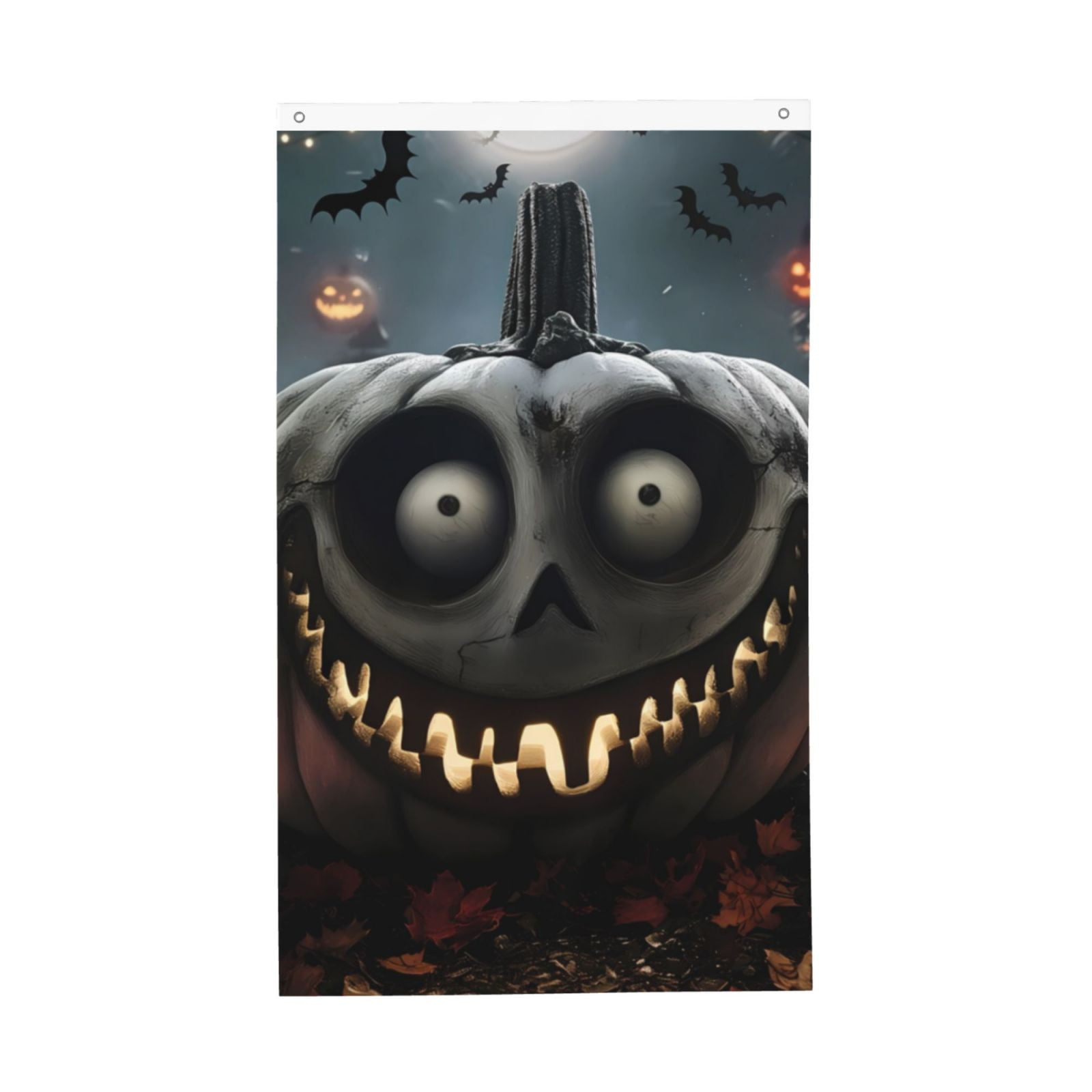 Flags - Halloween Smiling Pumpkin 3x5 Ft Double Sided Yard Flags With ...