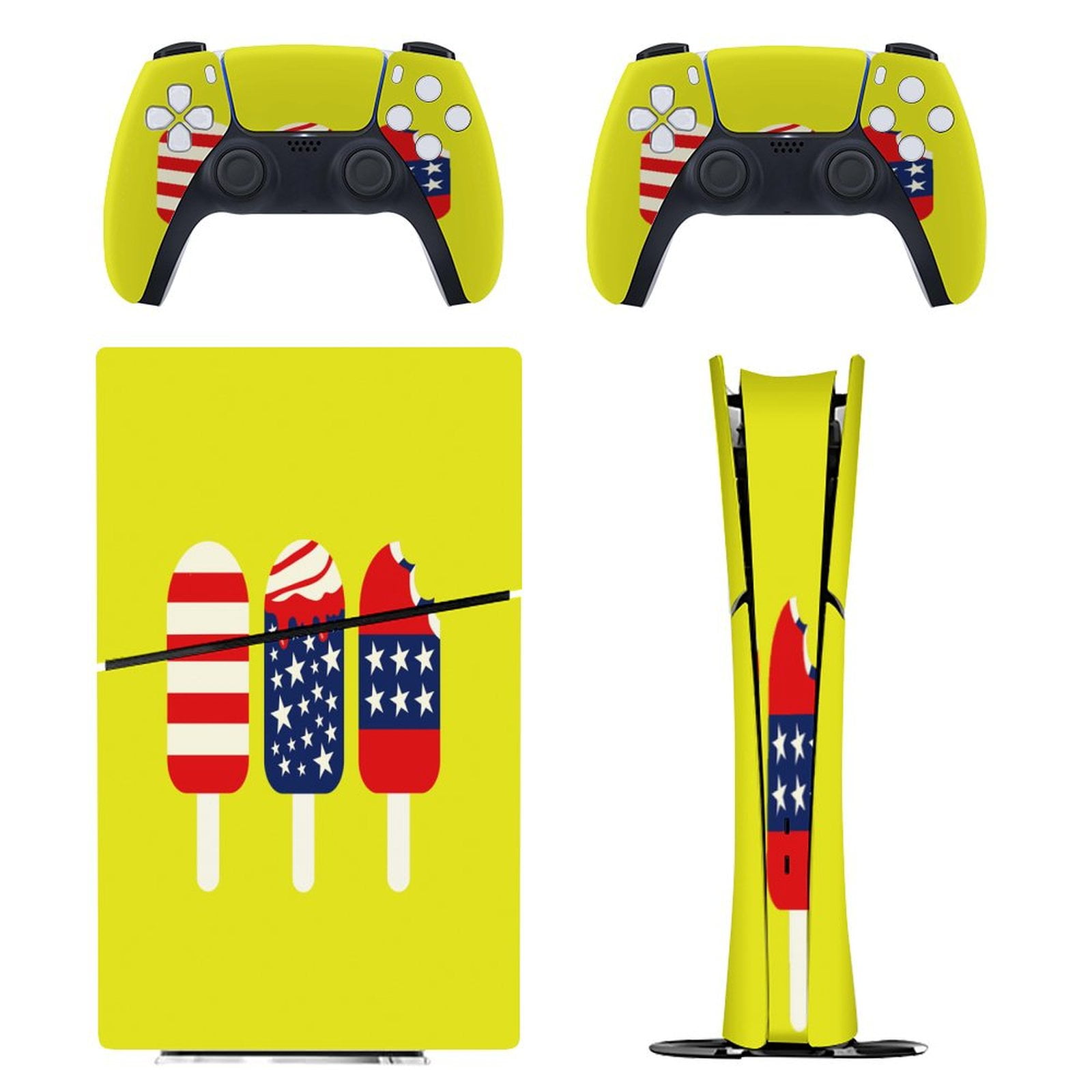 Flags, Ice Cream PS5/PS5 Slim Digital Disc Skin Sticker For Console And ...