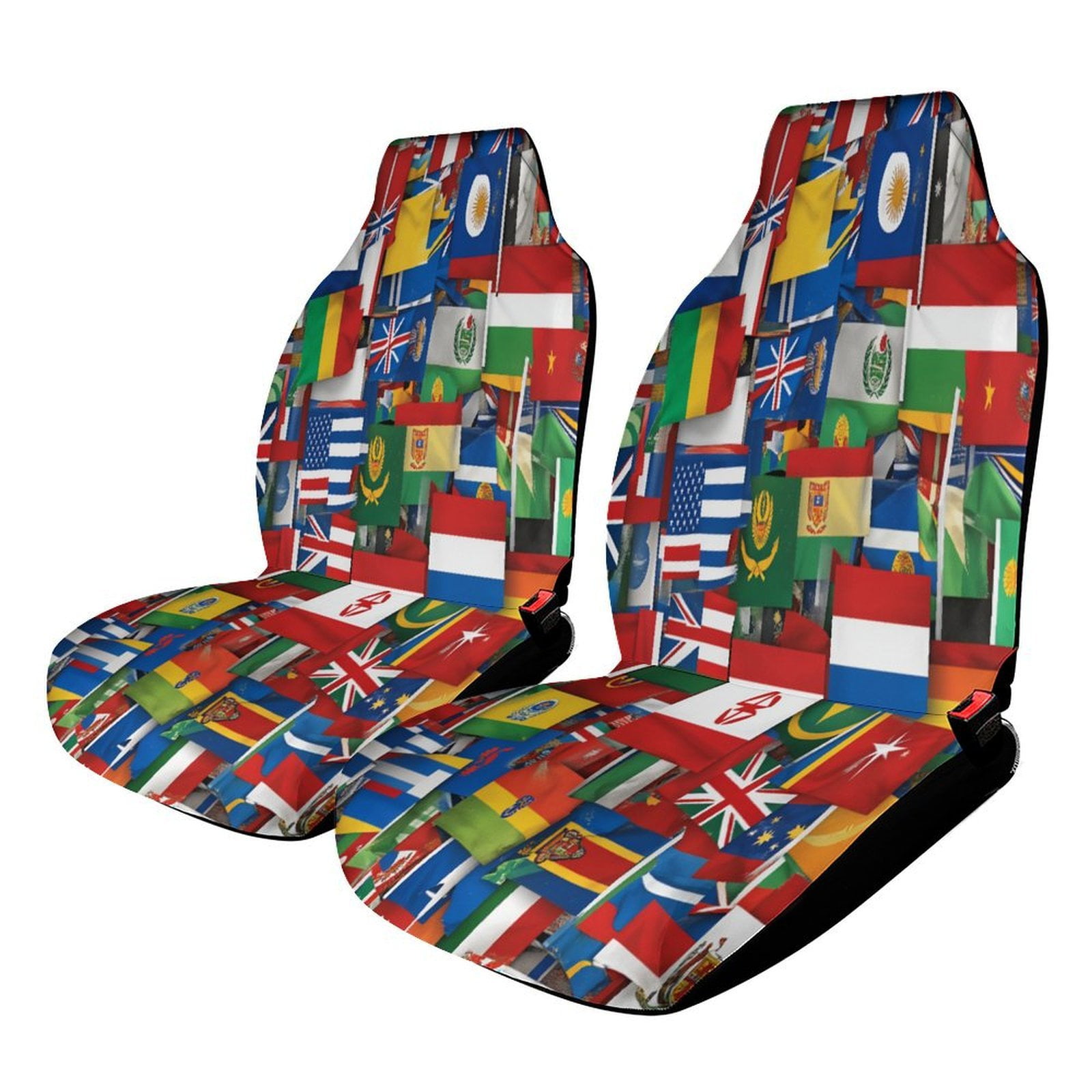 Flags Of All Countries Of The World-1 Car Seat Covers Car Accessories ...