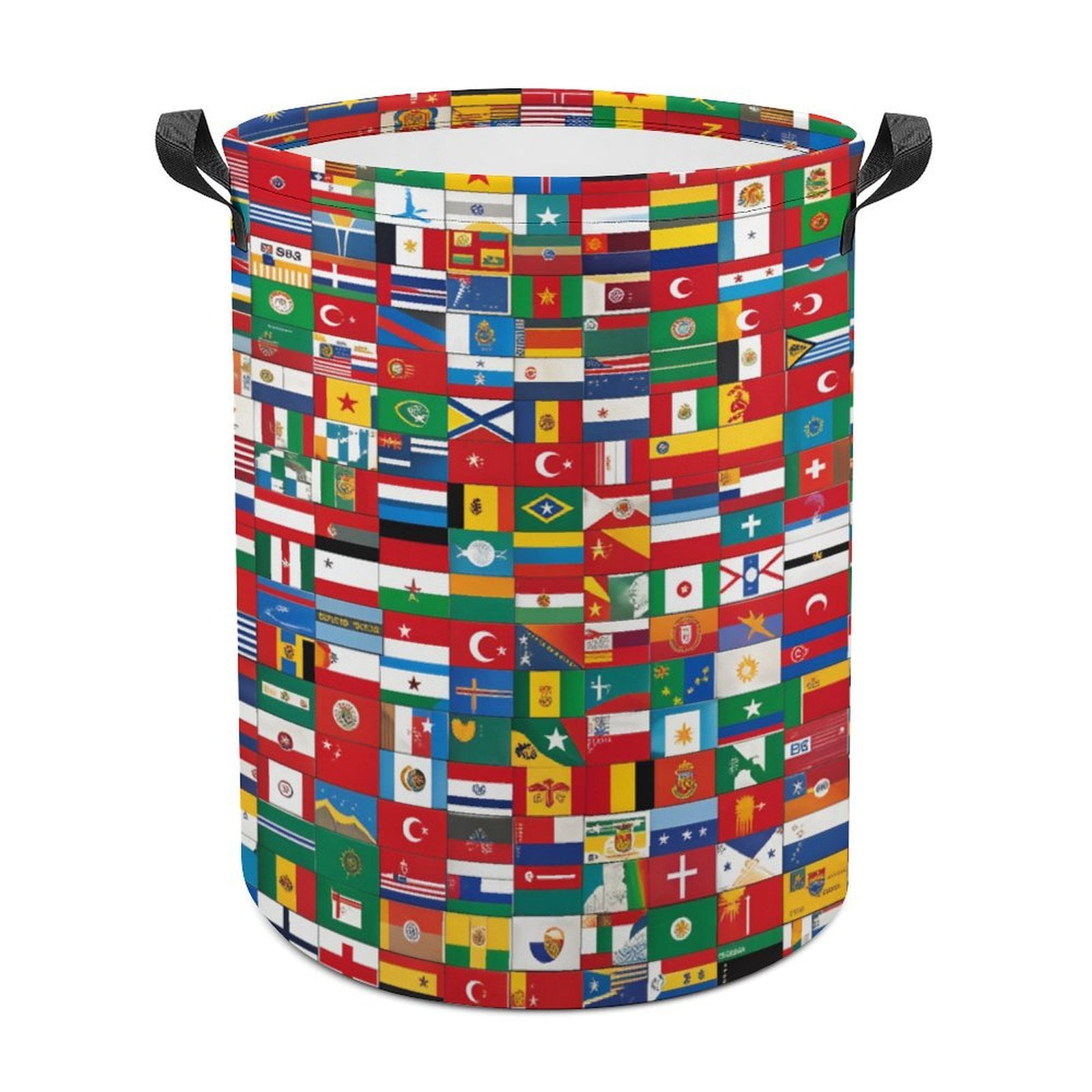 Flags Of All Countries Of The World (2)-1Laundry Basket Collapsible ...