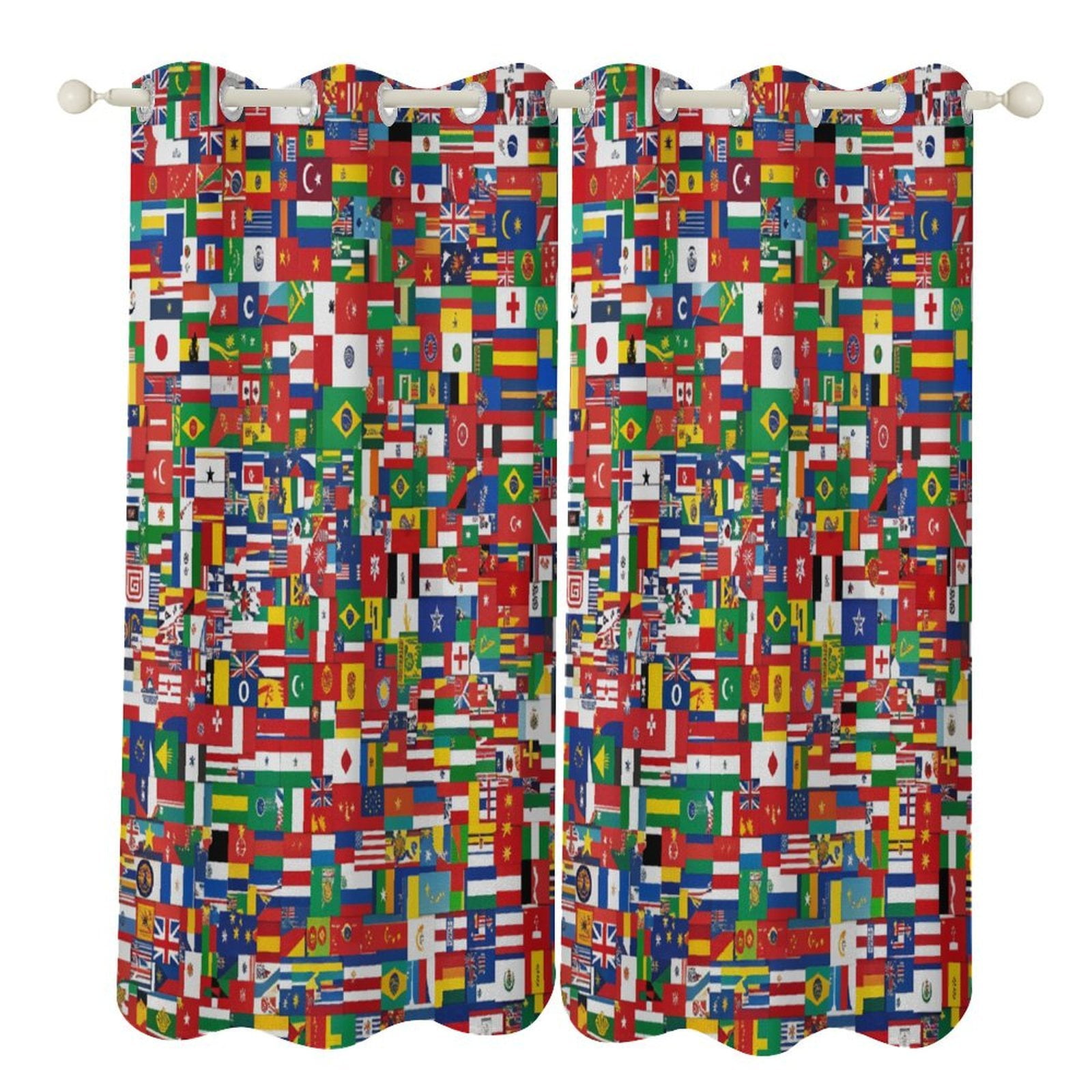 Flags Of All Countries Of The World (2)-2 Blackout Curtain 3d Printed ...