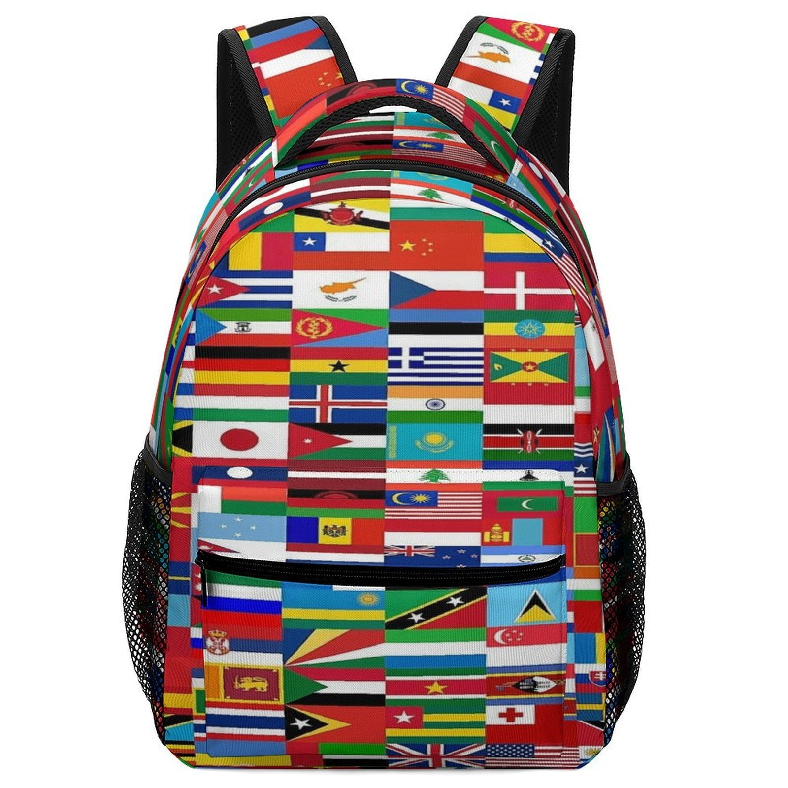 Flags Of All Countries Of The World Backpack Men Women Teenage Daypack ...