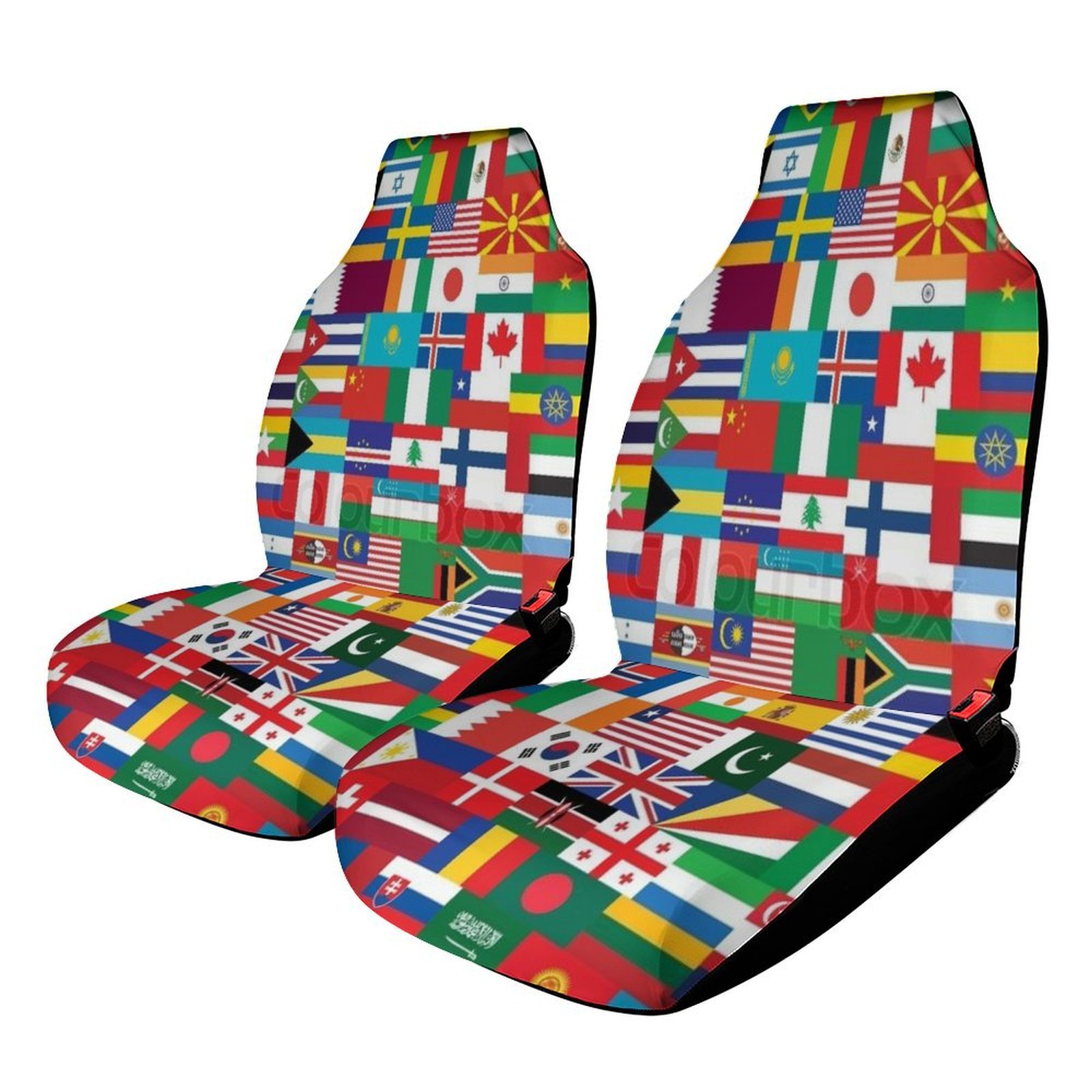 Flags Of All Countries Of The World Car Seat Covers Car Accessories ...