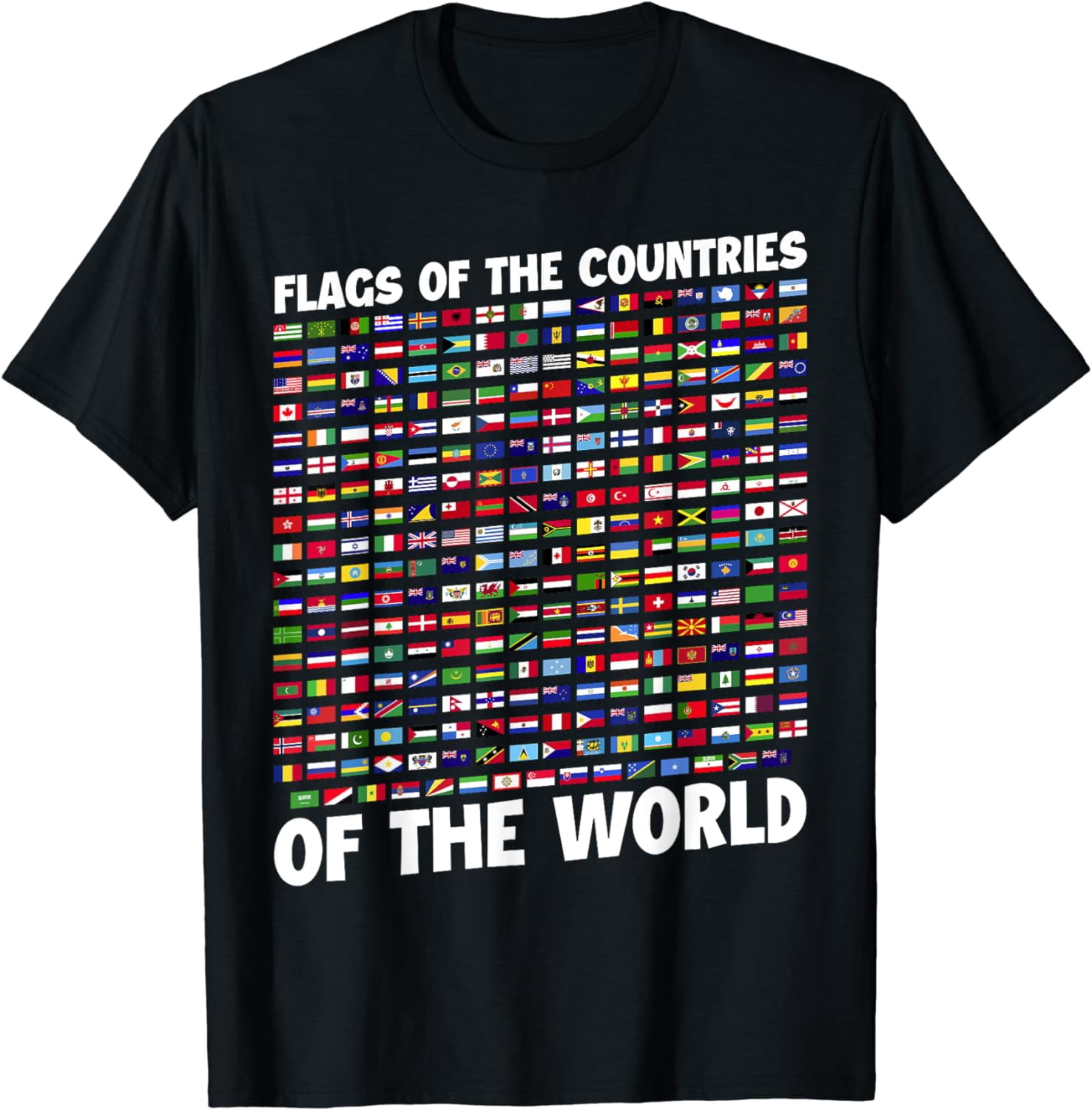 Flags Of The Countries Of The World International Earth Day T-Shirt ...