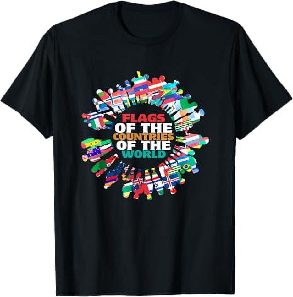Flags Of The Countries Of The World International Humans T-Shirt ...