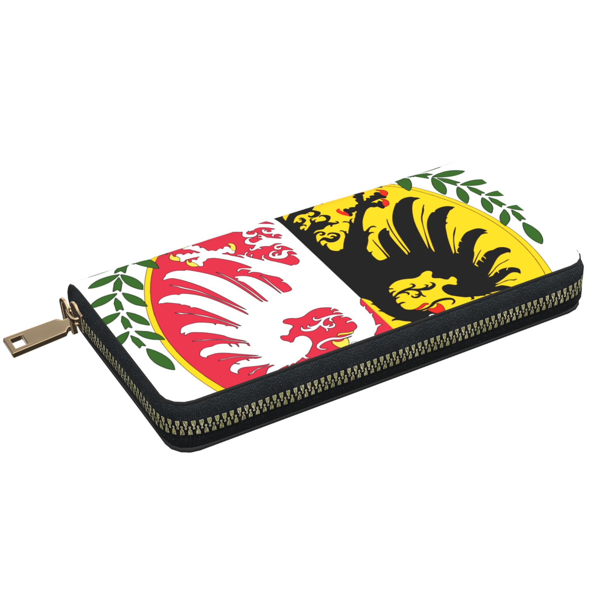 Flags Of The Holy Roman Empire For Women Leather Zip Phone Clutch Pu ...