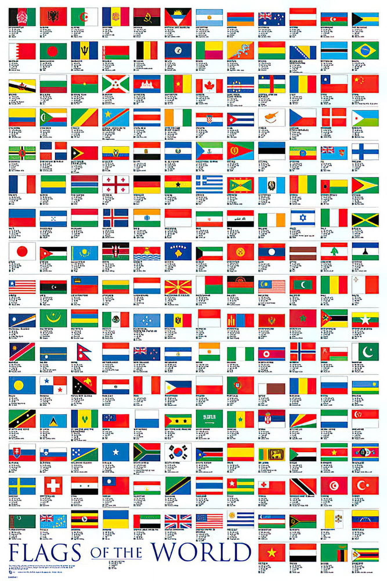 Flags Of The World - Poster / Print (Country Flags) (Poster & Poster ...
