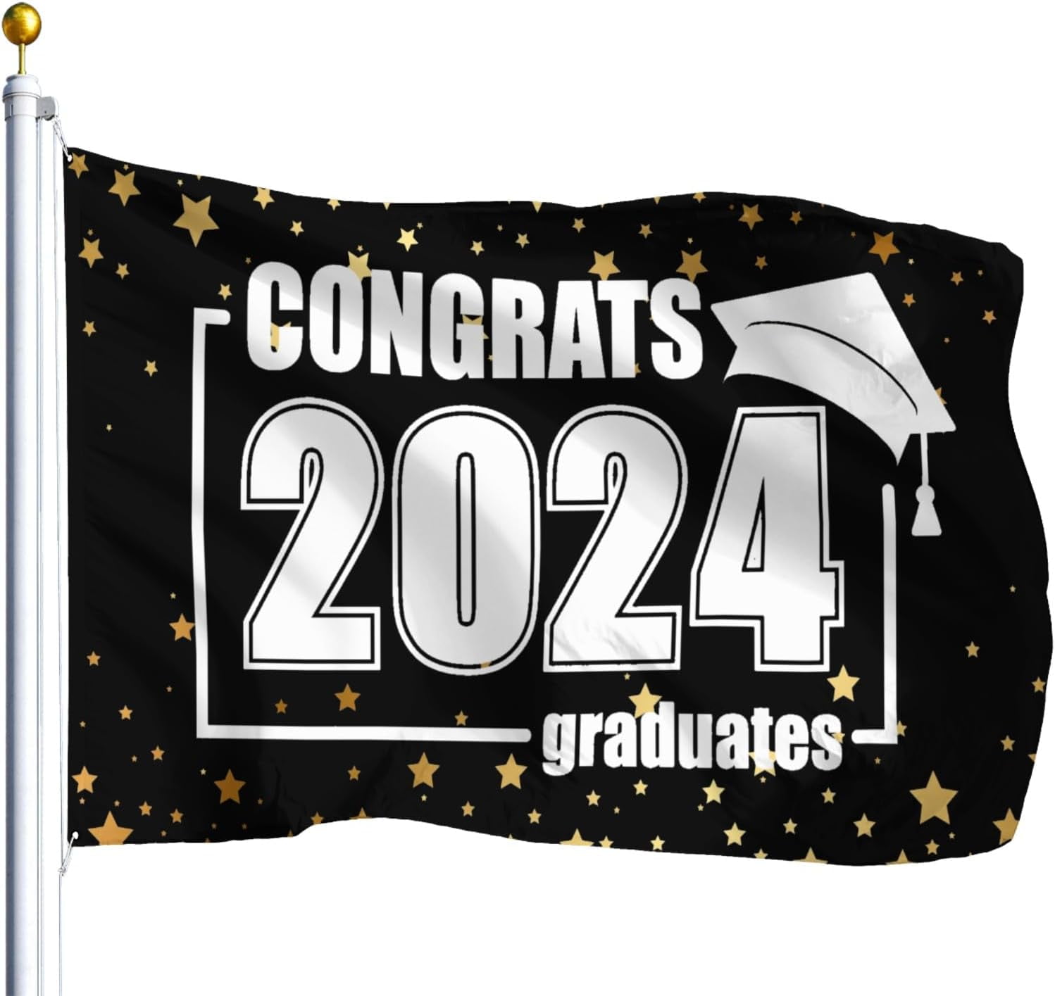 Flags Outdoor Flag Congrats 2024 Graduates Flags Outdoor - Walmart.com