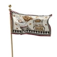 Flags for Outside 2x3 ft Chef Carrying Bread Outdoor Flags Double Sided ...