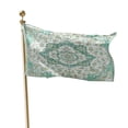 Flags for Outside 2x3 ft Turquoise Medieval Flowers Outdoor Flags ...