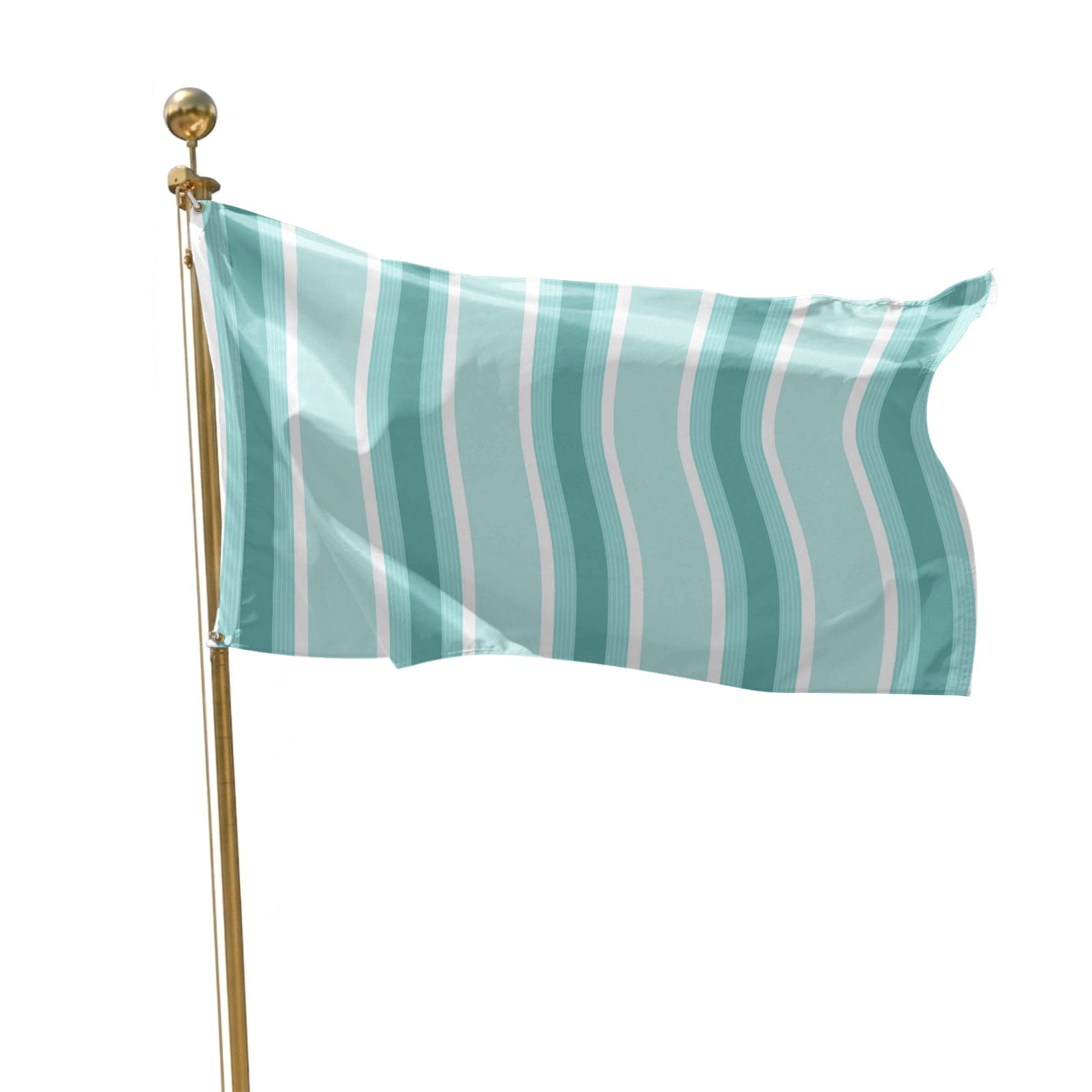 Flags for Outside 3x5 ft Mint Stripes Outdoor Flags Double Sided ...
