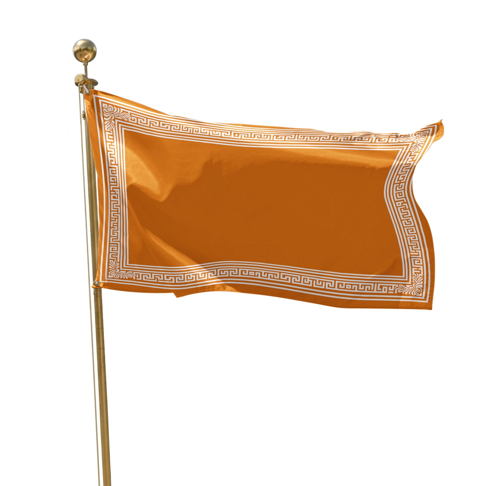 Flags for Outside 3x5 ft Orange Key Pattern Outdoor Flags Double Sided ...