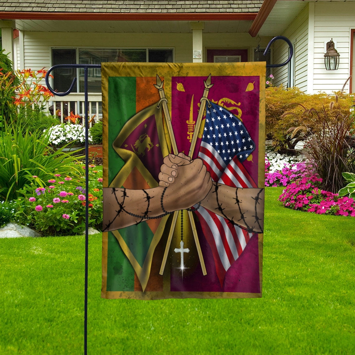 Flags Sri Lankan Handshake American Flag Friendship USA Sri Lanka Sri ...